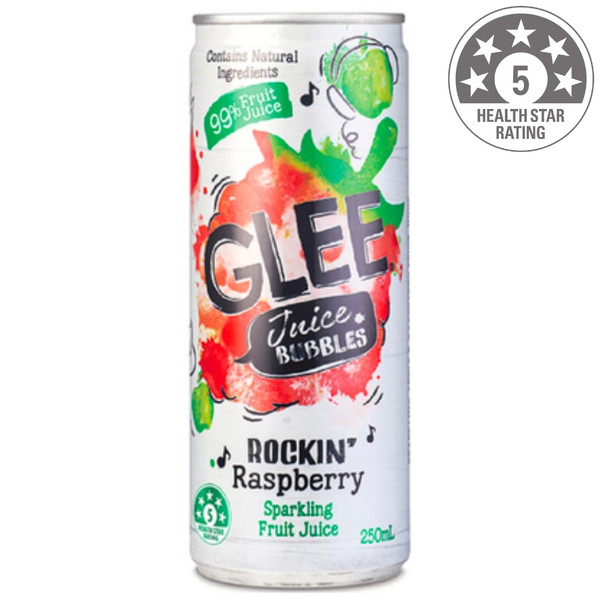 Glee Sparkling Fruit Juice Rockin' Raspberry (24x250ml) - Borgo ...