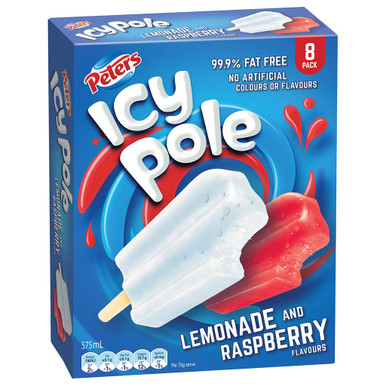 Icy Pole Lemonade + Raspberry Multipack (6xMP8) - Borgo Wholesale ...