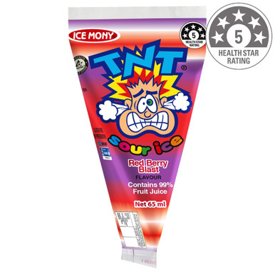 Ice Mony TNT Sour Red Raspberry Blast (72x65ml) - Borgo Wholesale ...