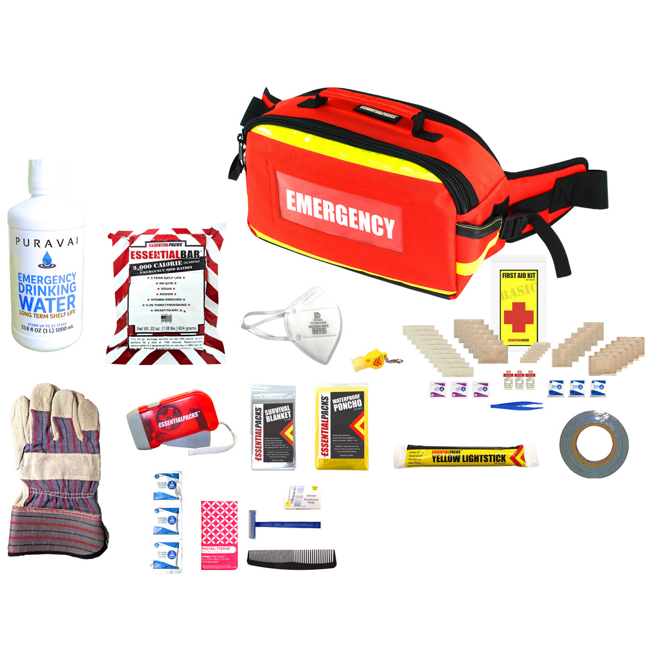 Premium Waist Pack Emergency Kit - EmergencyKits.com
