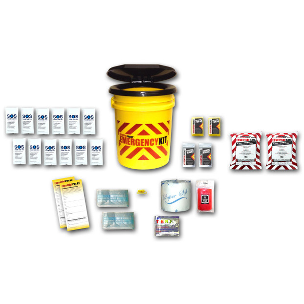 Shop Standard Bucket Emergency Kit for 1-5 People | EmergencyKits.com