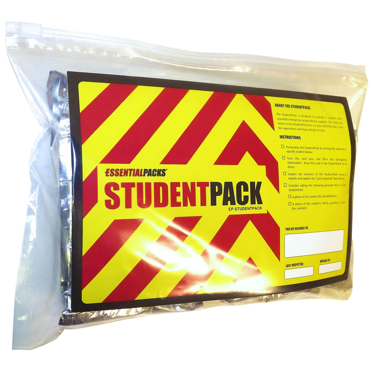 Student Emergency Kit in a Bag (3 Day) - EmergencyKits.com