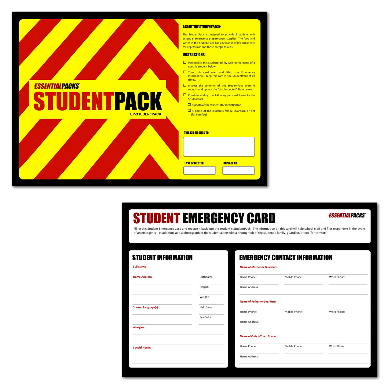 Student Emergency Kit in a Bag (3 Day) - EmergencyKits.com