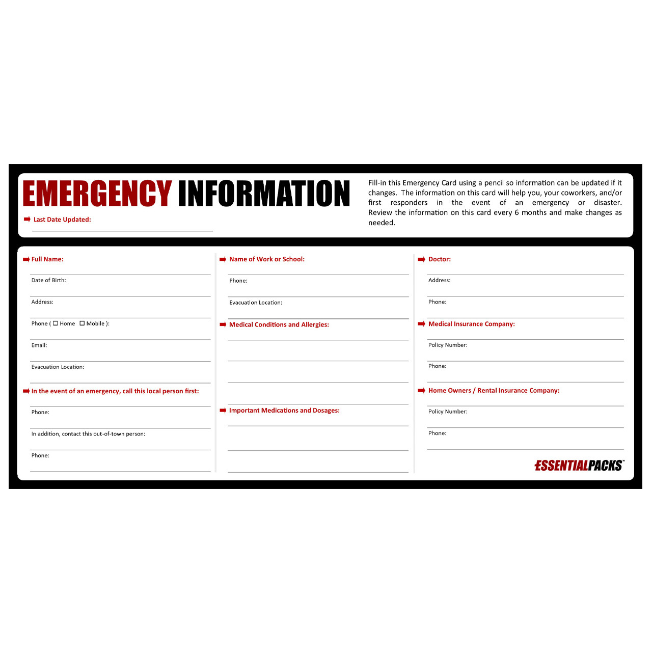 Shop Our Compact Office Emergency Kit | EmergencyKits.com