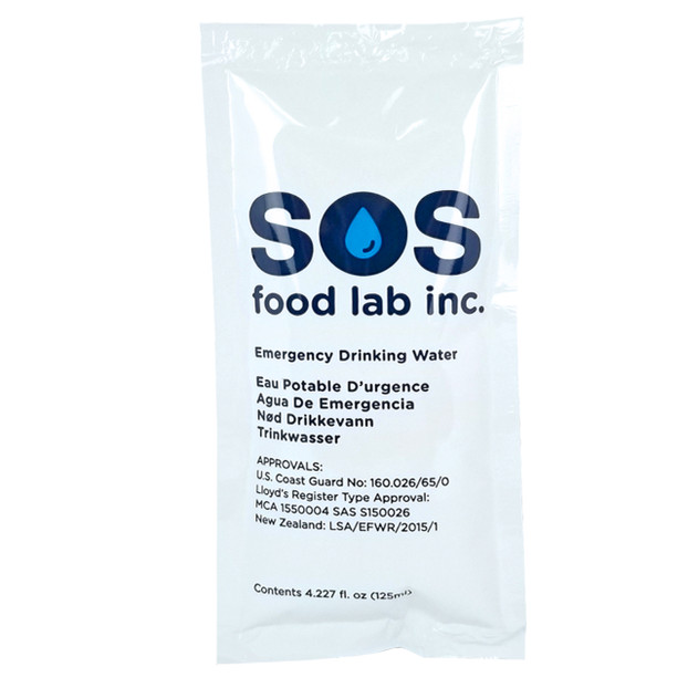 Shop SOS Emergency Drinking Water Pouches | Pallet | EmergencyKits.com
