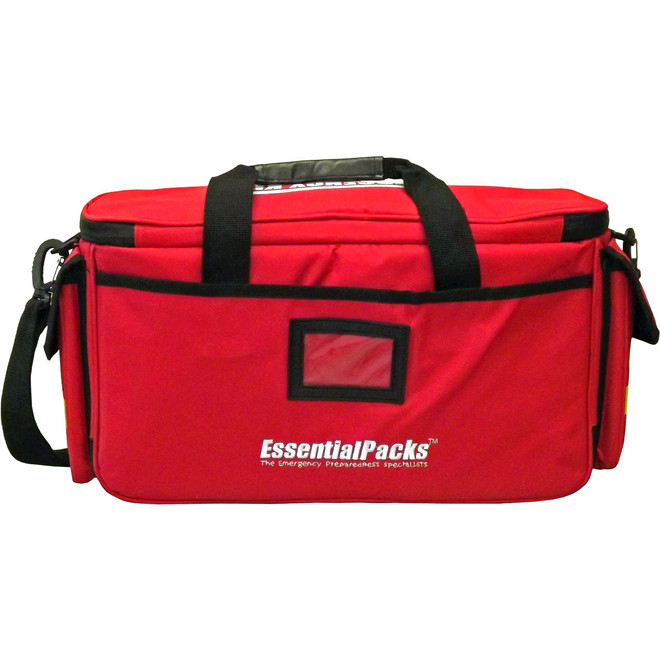 Shop Deluxe Emergency Kit Shoulder Bag | Red | EmergencyKits.com