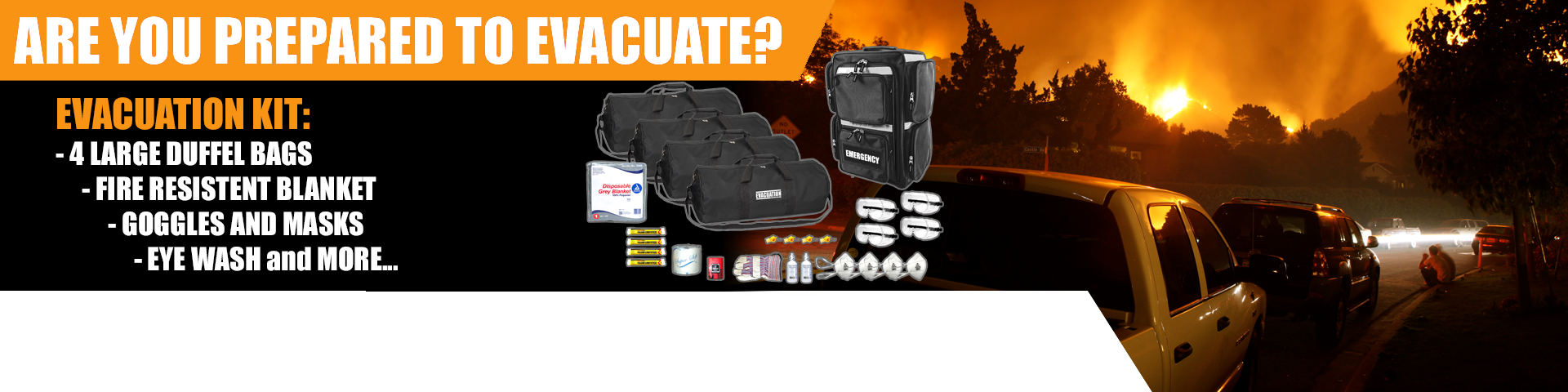 Emergency Kits for Homes, Schools, Offices, First Responders, and More