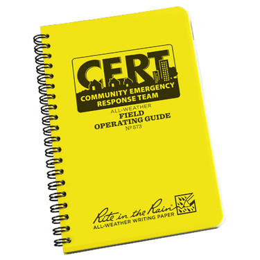 CERT All-Weather Field Operating Guide - EmergencyKits.com
