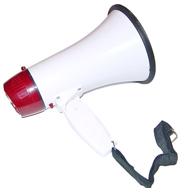 Megaphone with Voice Recorder and Siren (30 Watt) - EmergencyKits.com