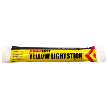 Emergency Glow Sticks 12-Hour Yellow | EmergencyKits.com