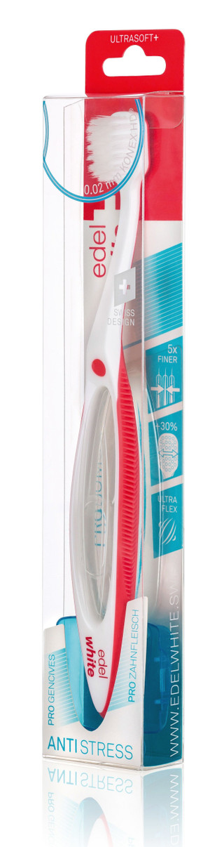 Edel+White ProGums UltraSoft Toothbrush with Anti-Stress Handle