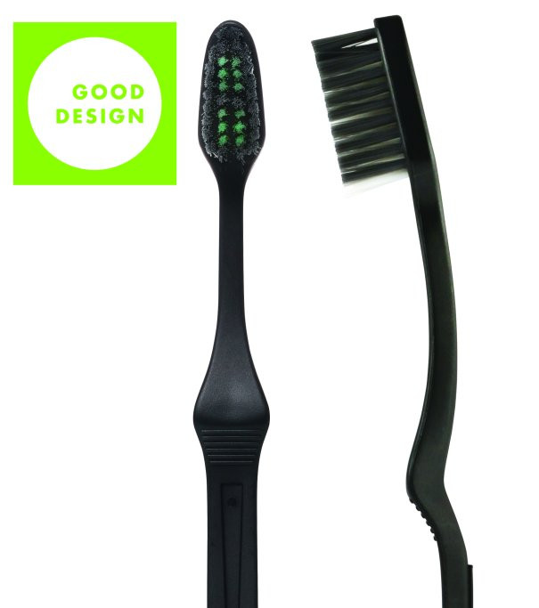 Black Mega Smile WHITENING TOOTHBRUSHES (DUO PACK) (Black Duo