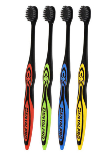 DentalPro Black Soft UltraSlim Ultra-Compact head C21 Toothbrush ...
