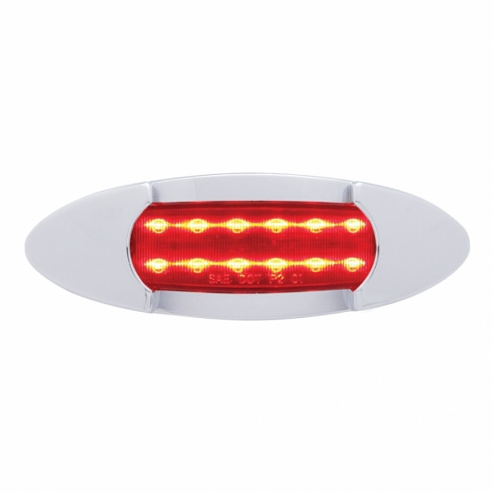 38955 - 12 RED LED PB MARKER/MAVERICK - Harbor Truck Parts