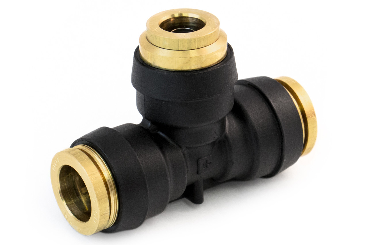 S764PMT-6-6-8 - UNION TEE, 3/8IN X 3/8IN X 1/2 - Harbor Truck Parts