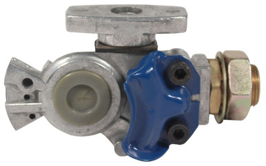 12-306 - GLADHAND - SHUT-OFF VALVE, BLU - Harbor Truck Parts