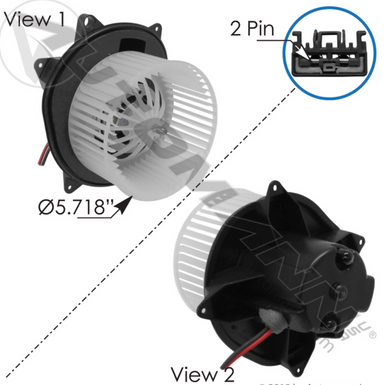 ABM 6 000P - BLOWER MOTOR PROSTAR Sleeper Unit 2007-2015 - Harbor Truck ...