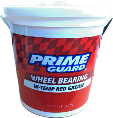 GHT64 - HI-TEMP RED #2 GREASE - 4LB PAIL / TUB - Harbor Truck Parts