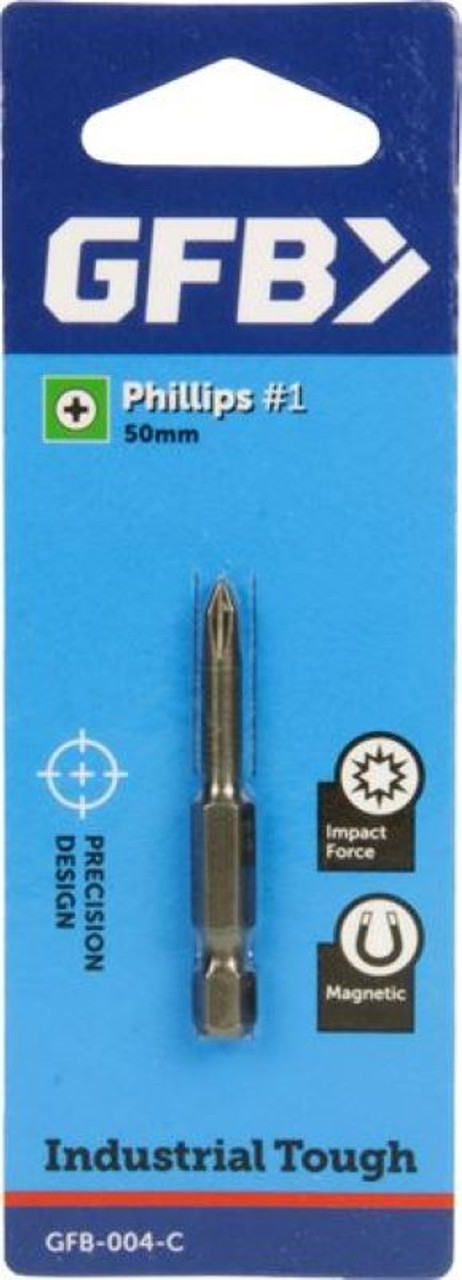 Gfb Philips Drive Bit No1 X 50Mm 1Pk - Mount ITM