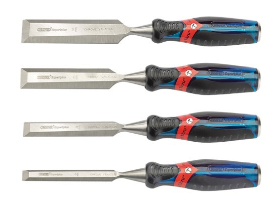 Draper Pound Thru Wood Chisel Set (4) - Mount ITM