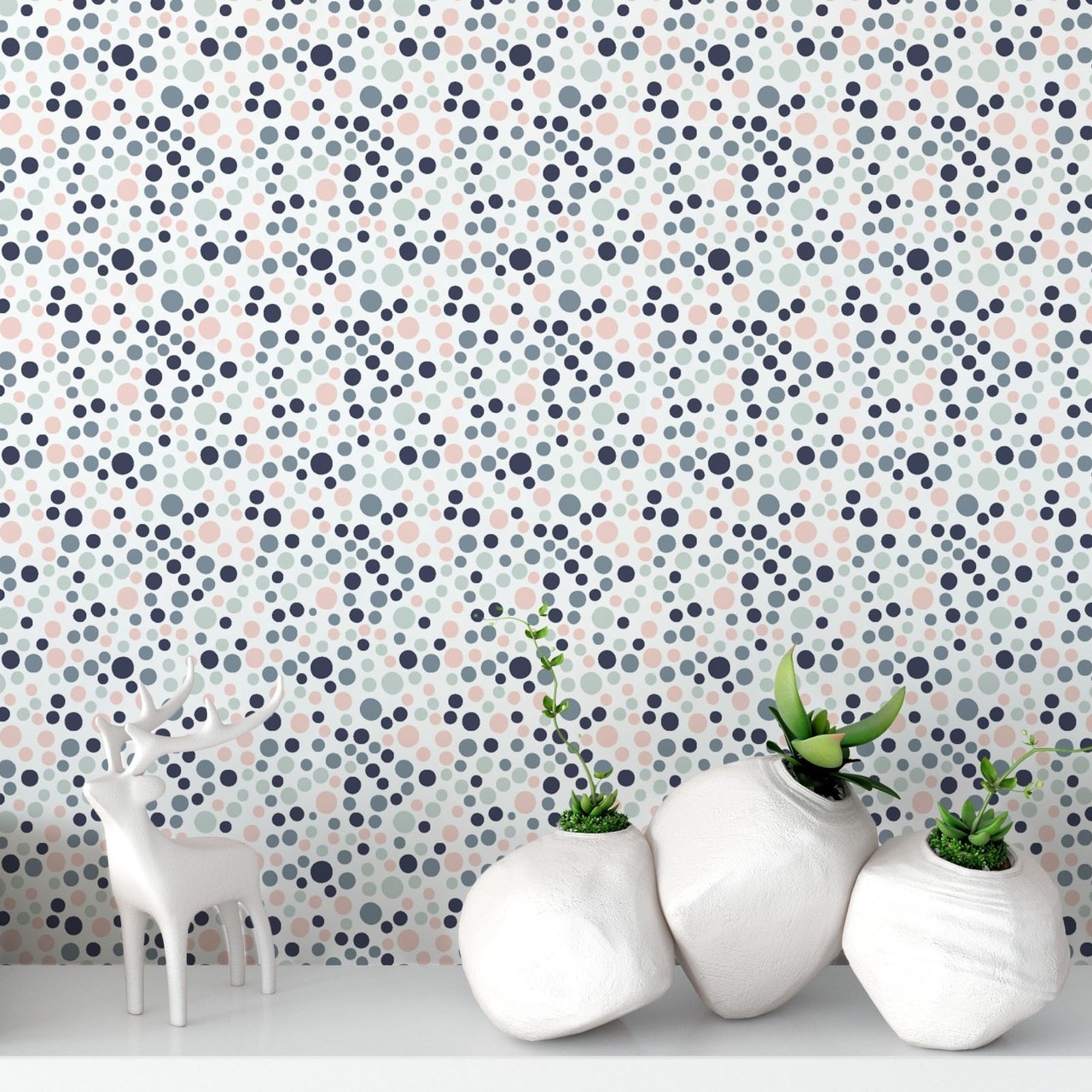 Little Dots Peel and Stick Wallpaper - Peel and Stick Wallpaper ...