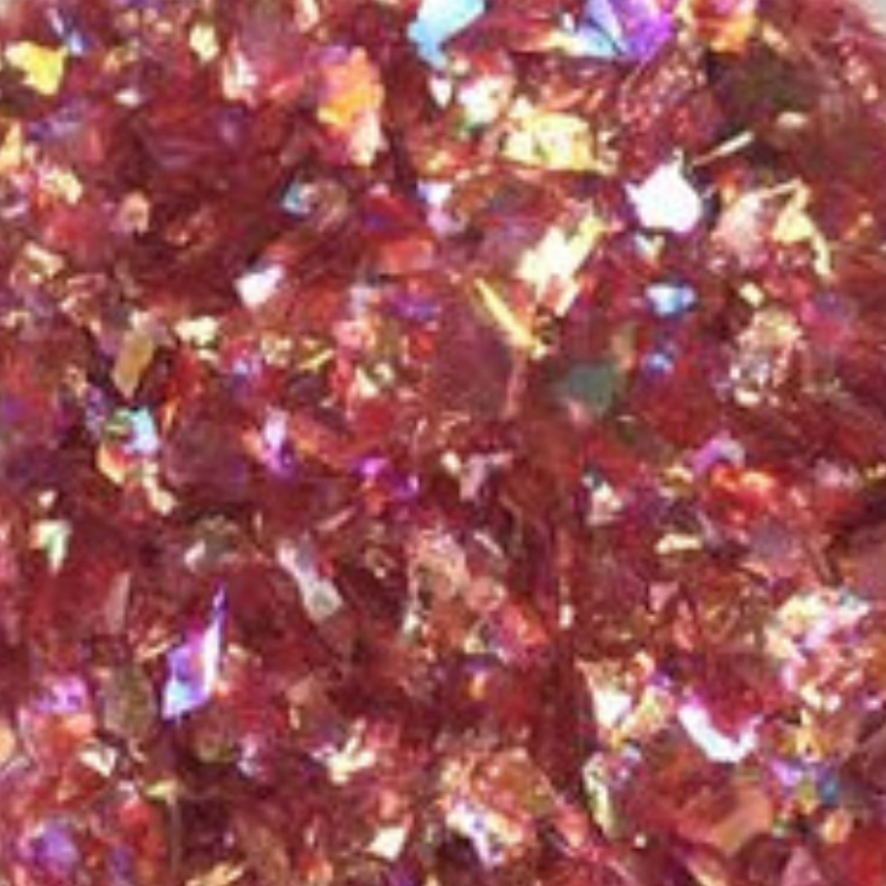 Mylar Flakes - Red - Nail Art Supplies