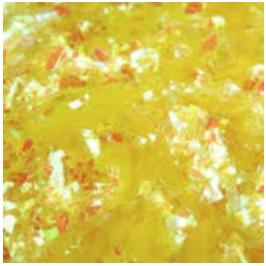 Mylar Flakes - Yellow - Nail Art Supplies