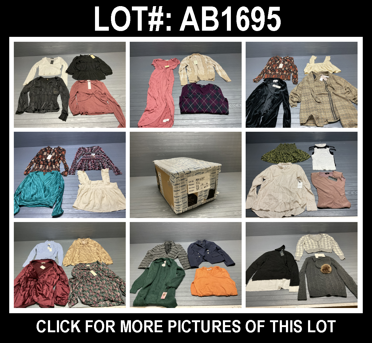 52 Unit Lot (SKU#: AB1695) Joie, Tommy Hilfiger, Cynthia Rowley ...