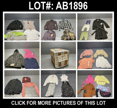 30 Unit Lot (SKU#: AB1896) Free People, Cyrus, Gerry, Ralph Lauren ...