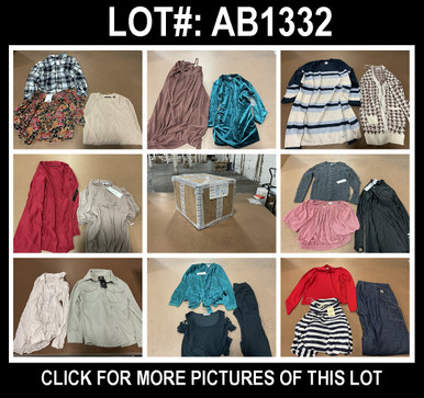 39 Unit Lot (SKU#: AB1332) Vince Camuto, Perry Ellis, Cryus, Nike, Joie ...