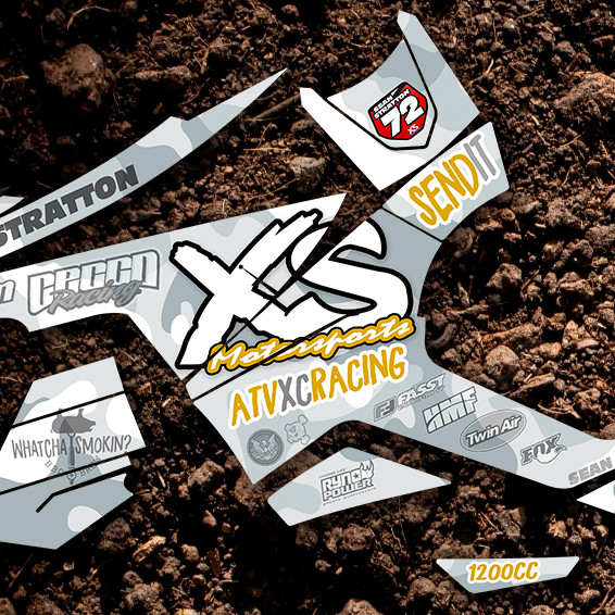 Custom ATV Graphics Kit (HD Vinyl) - Can-Am Renegade 4x4