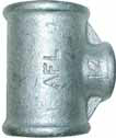 Galvanised Reducing Tee Galvanised Tee Galv Tee