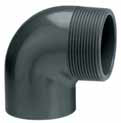 PVC 90 degree elbow bend Glue Joint Fitting