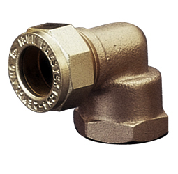 Copper Compression pipe female Adapter Adaptor Joiner coupler Brass ...