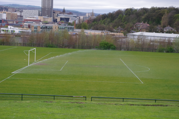 Football Pitch Rugby Pitch automatic irrigation watering systems