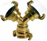 Geka Type Brass Quick Connector, Geka Three Way Geka fitting Y Geka
