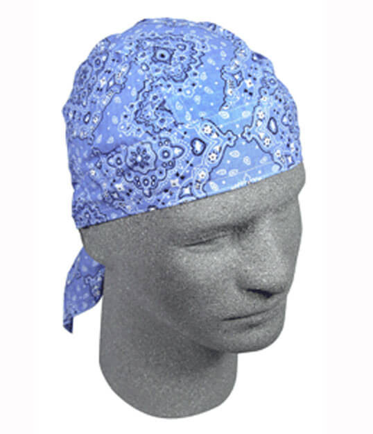 Blue Paisley Do-Rag