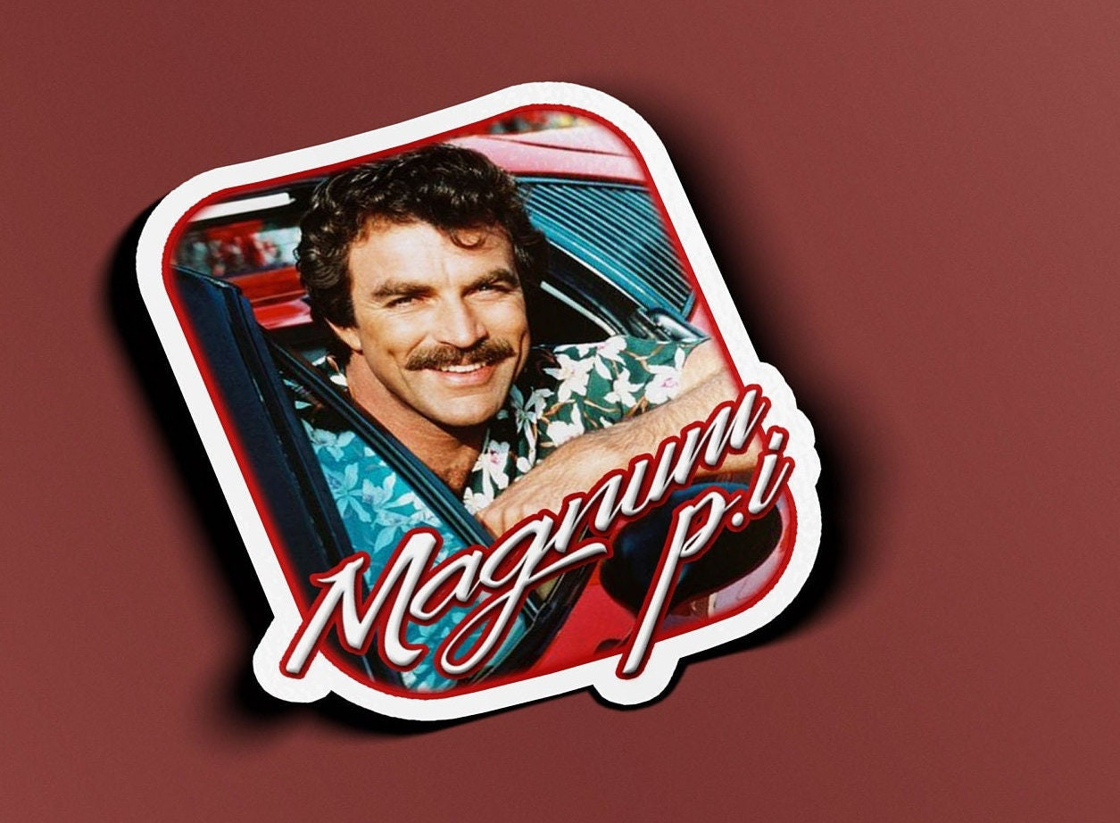 Magnum P.I. Sticker - Tom Selleck Sticker