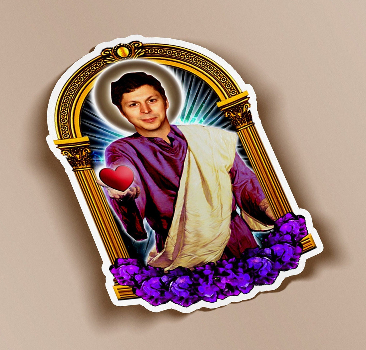 Saint Michael Cera Sticker