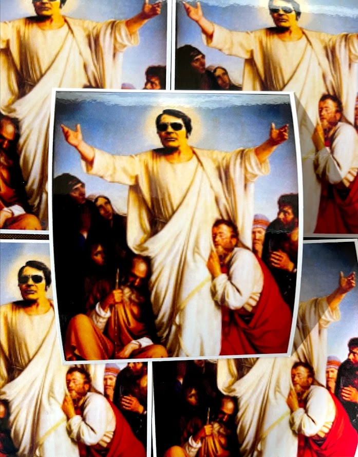 Saint Jim Jones Sticker