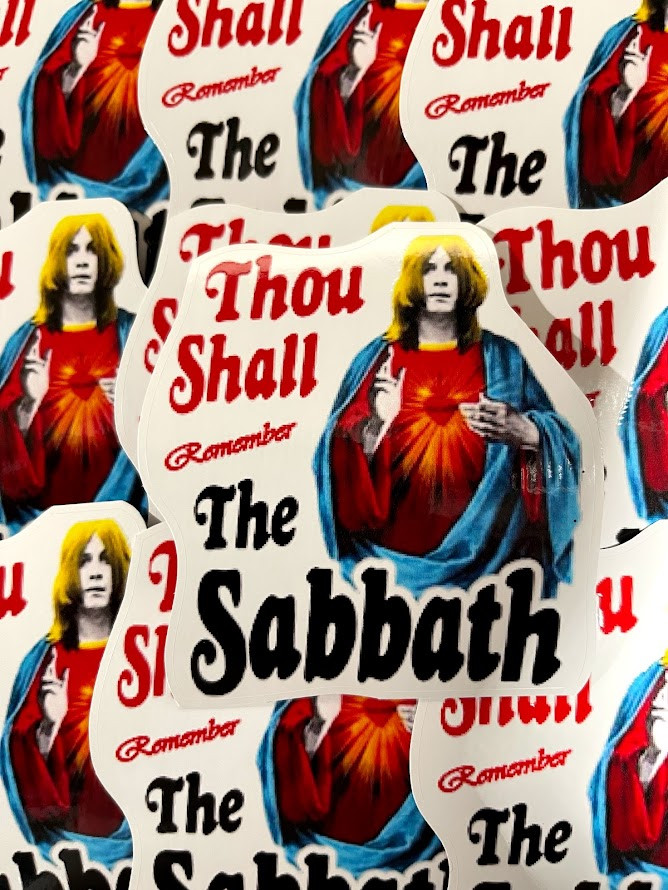 Thou Shalt Remember the Sabbath Sticker