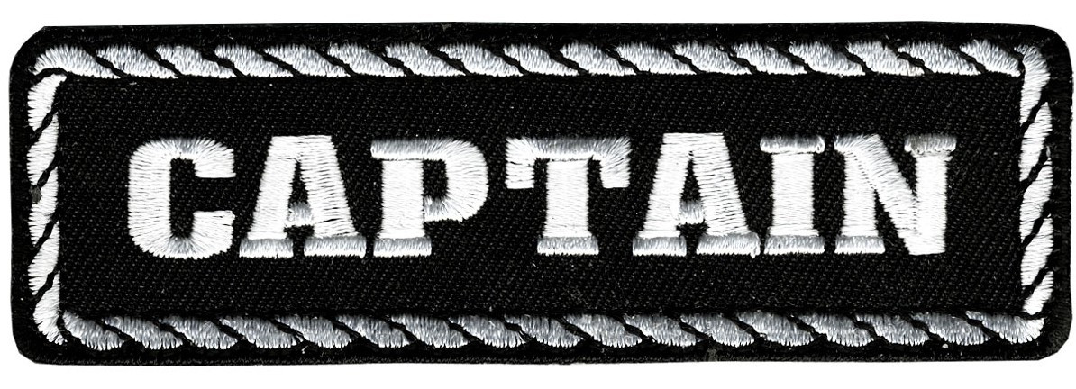 Captain Patch | Captain Biker Patches