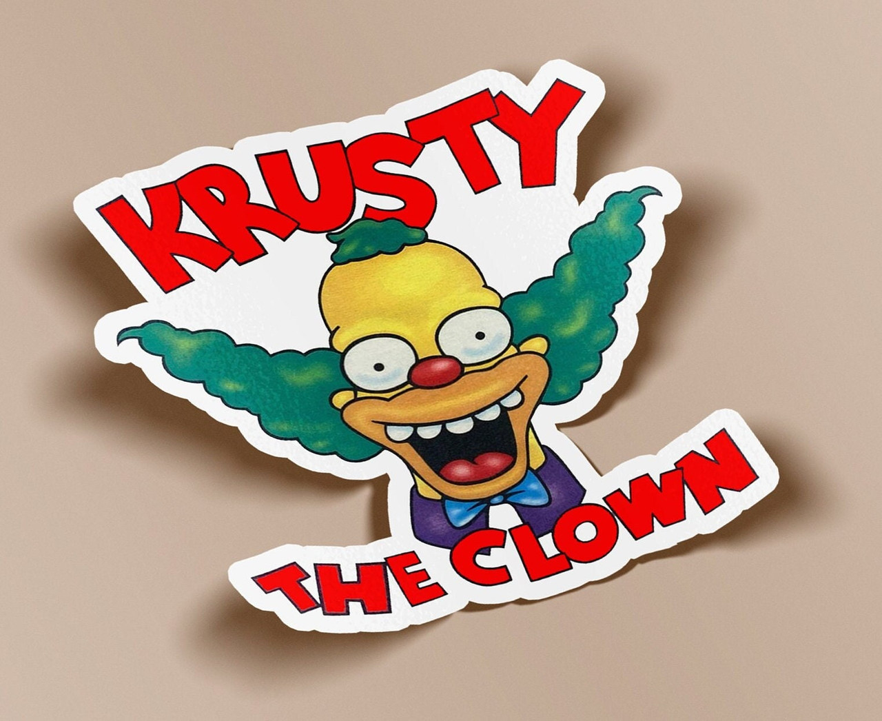 Krusty The Clown Logo Simpsons Krusty Seal Of Approval NEW Pro Size