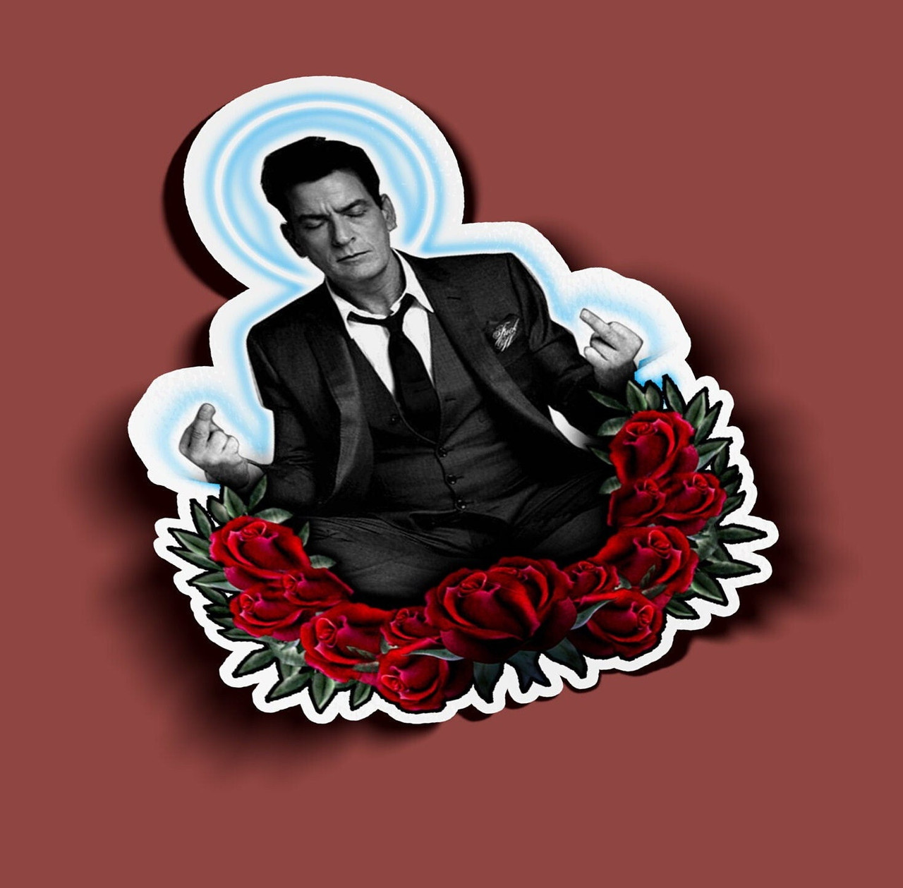 Saint Charlie Sheen Sticker