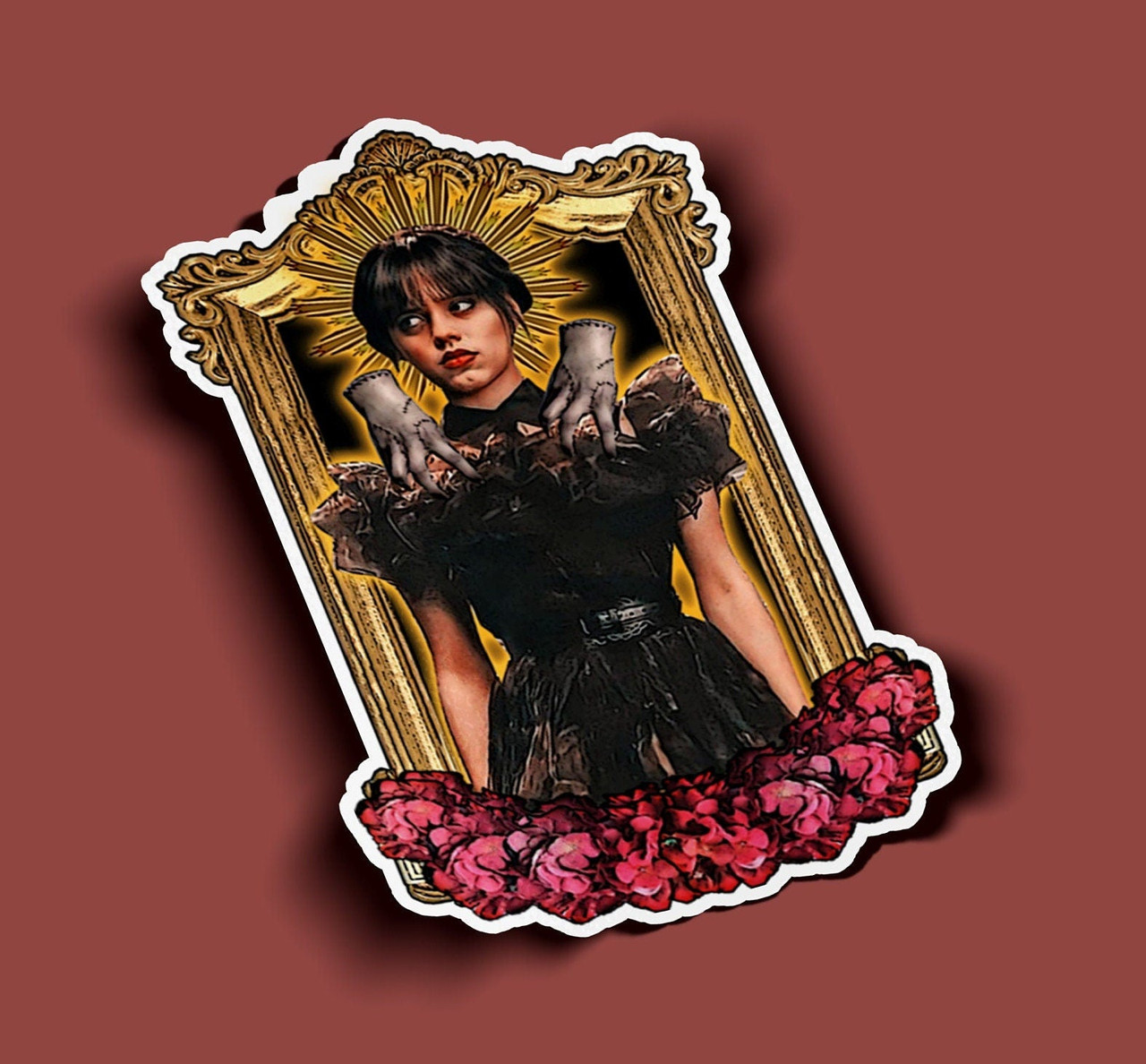 Saint Jenna Ortega Sticker