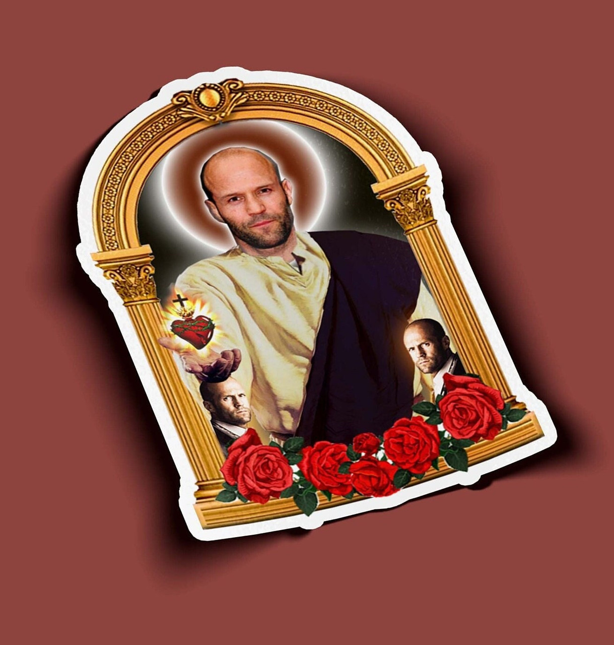 Saint Jason Statham Sticker