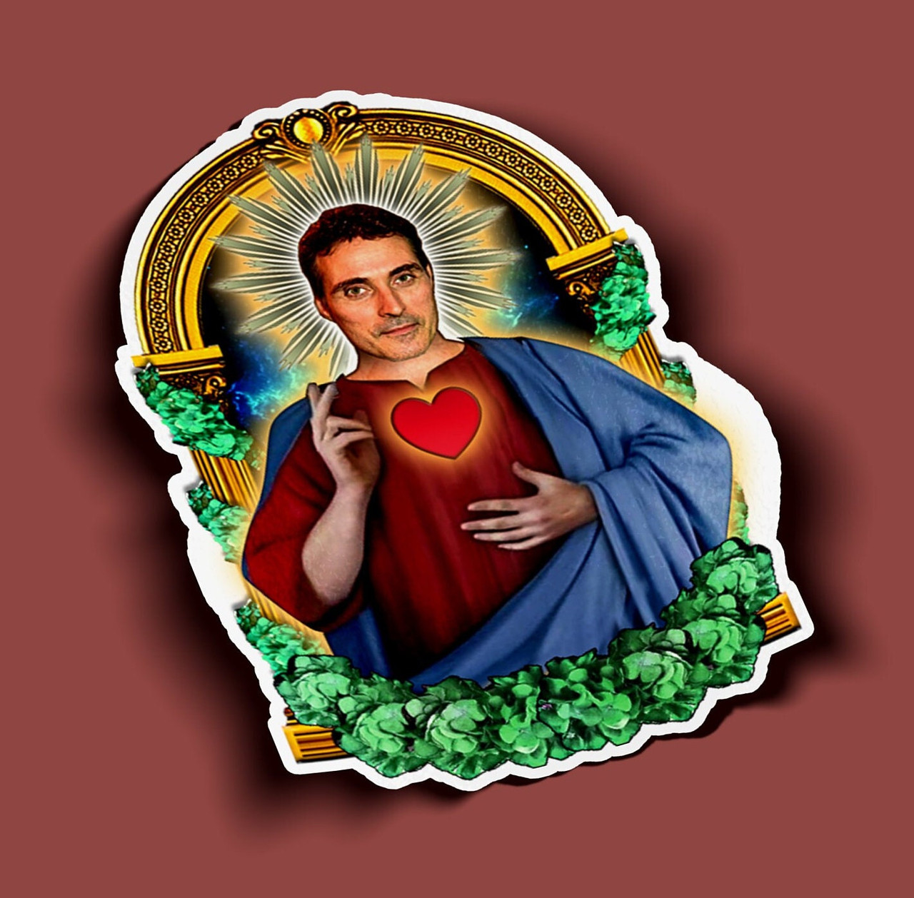 Saint Rufus Sewell Sticker