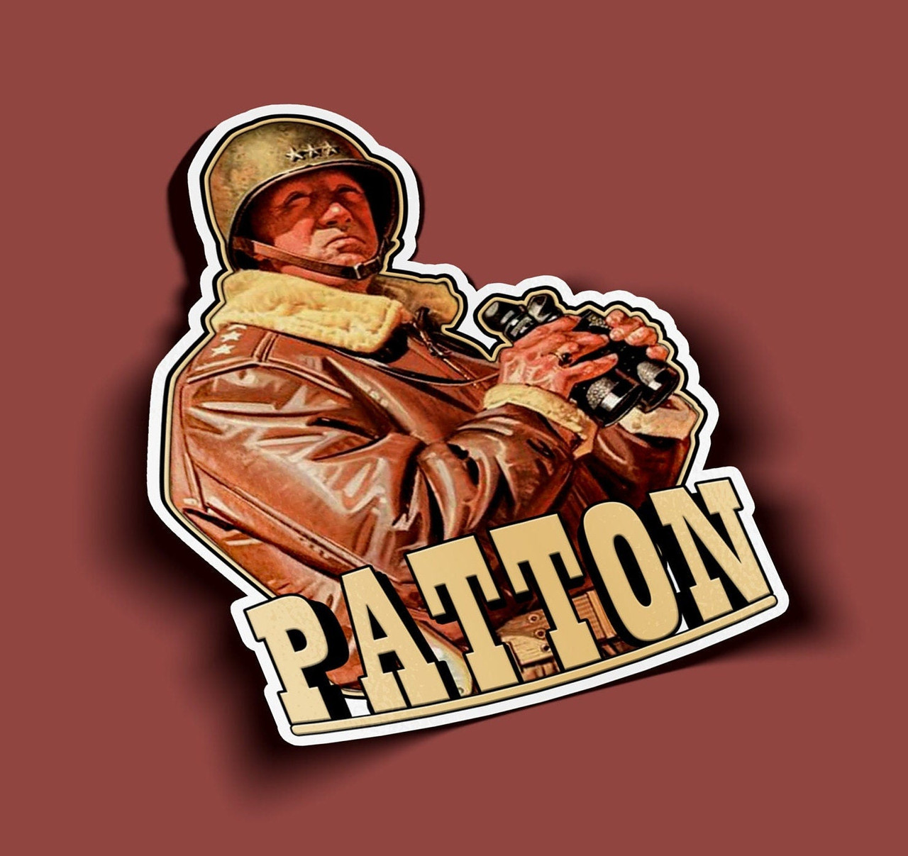 George Patton Stickers