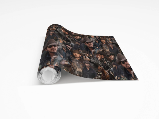 Rip Wheeler Wrapping Paper - Custom Wrapping Paper- Rip Wheeler ...