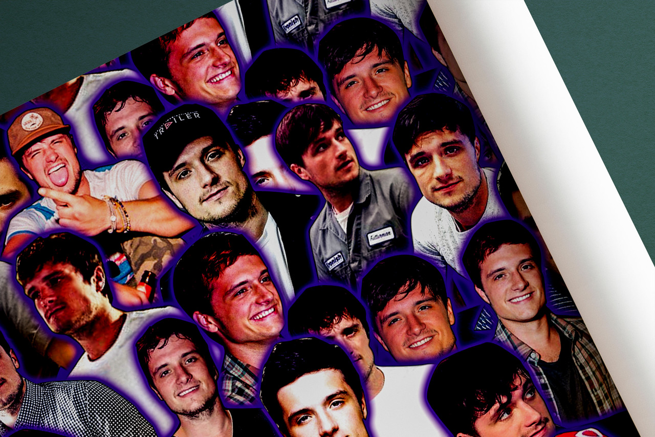 Josh Hutcherson Wrapping Paper - The Ultimate Gift Wrap for Hunger ...